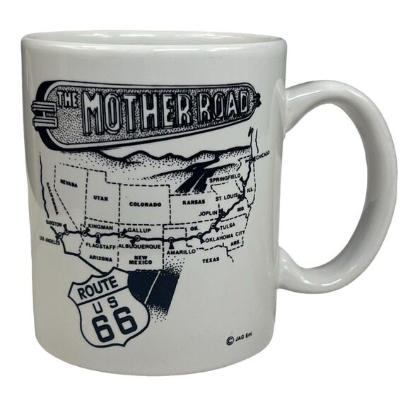 Dining | Vintage Route 66 The Mother Road Coffee Mug Cup Main Street Of ...
